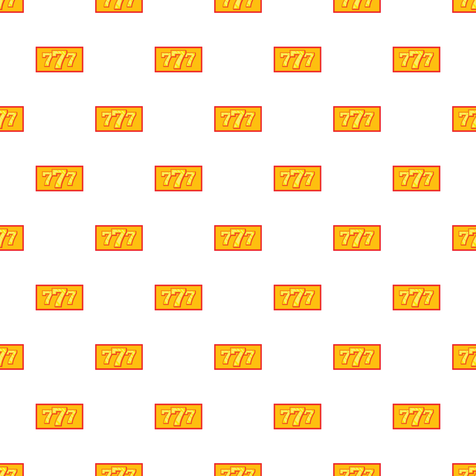 Winning slot machine pattern, cartoon style 14750800 Vector Art at Vecteezy