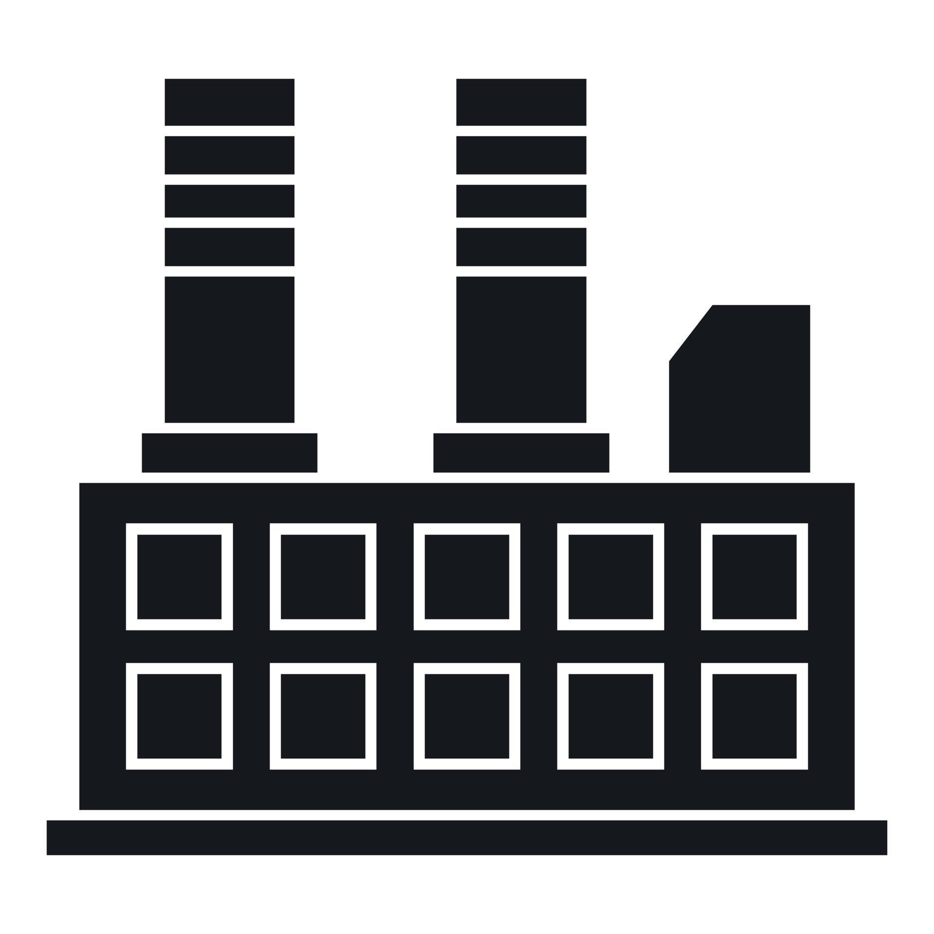 Factory building icon, simple style 14750922 Vector Art at Vecteezy