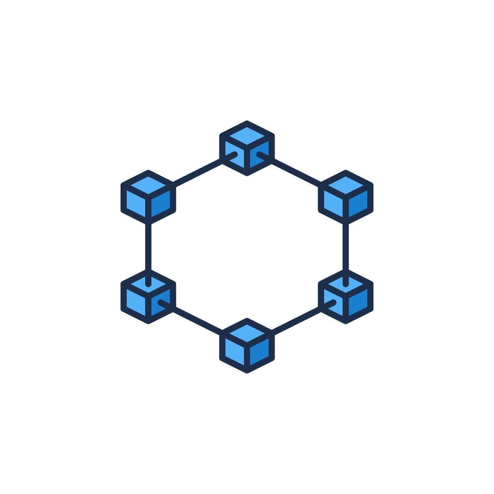 Block-Chain vector concept blue icon or Blockchain modern sign 14751348 ... Block-Chain vector concept blue icon or Blockchain modern sign 14751348 ...