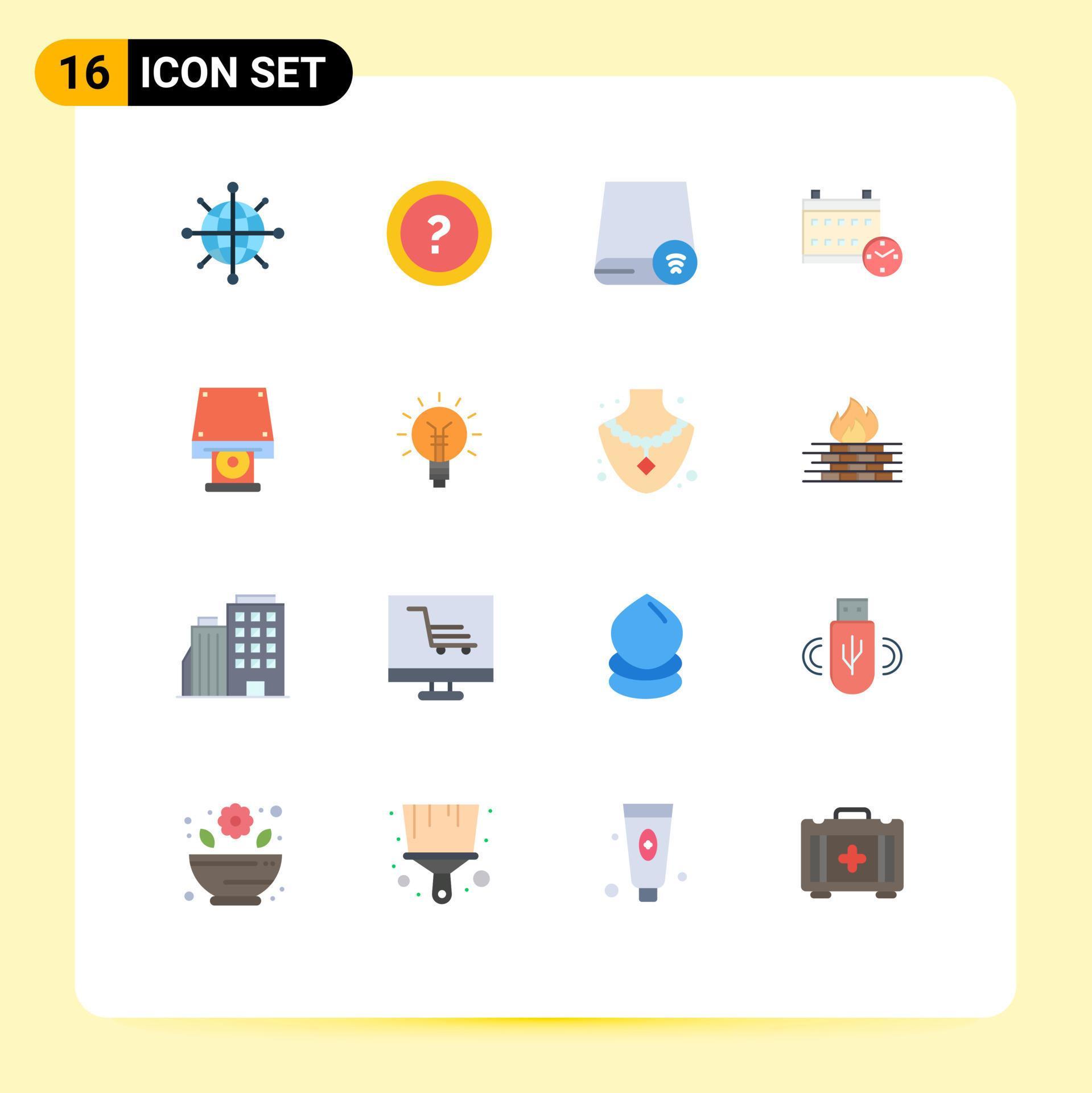 16 Universal Flat Colors Set For Web And Mobile Applications Dvd Date Computers Day Hardware