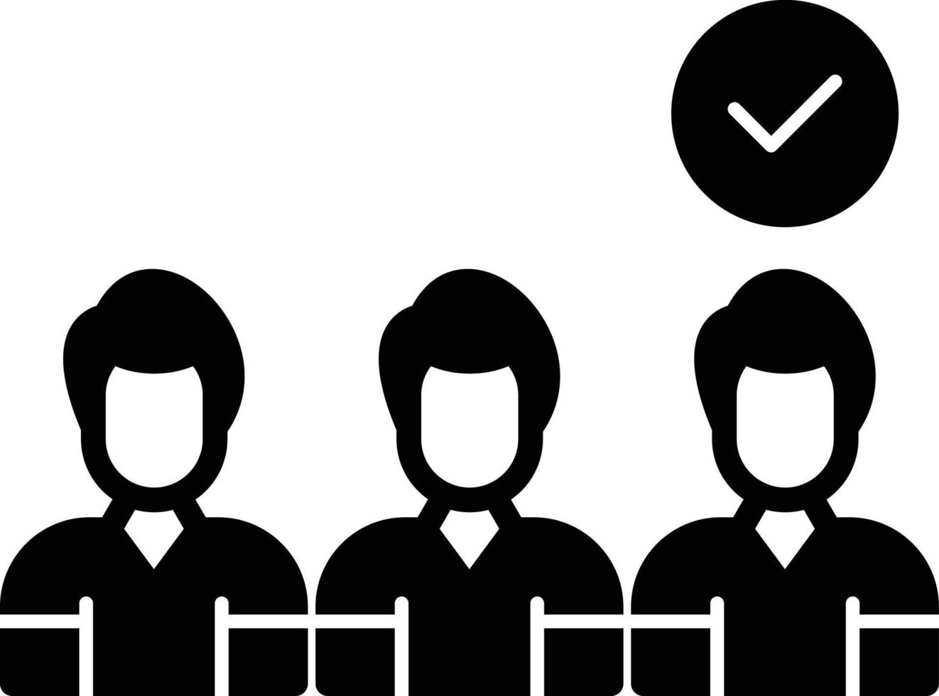 Selection Process Glyph Icon 14759537 Vector Art at Vecteezy