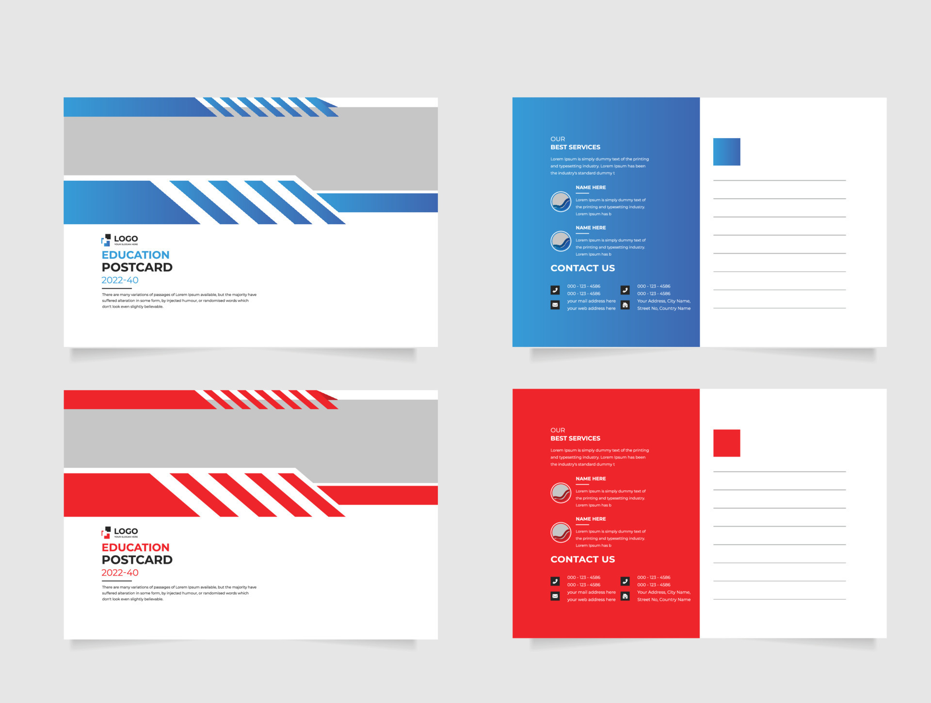 Corporate Postcard Design Template Amazing And Modern Postcard Design Corporate Postcard Design Template Amazing And Modern Postcard Design