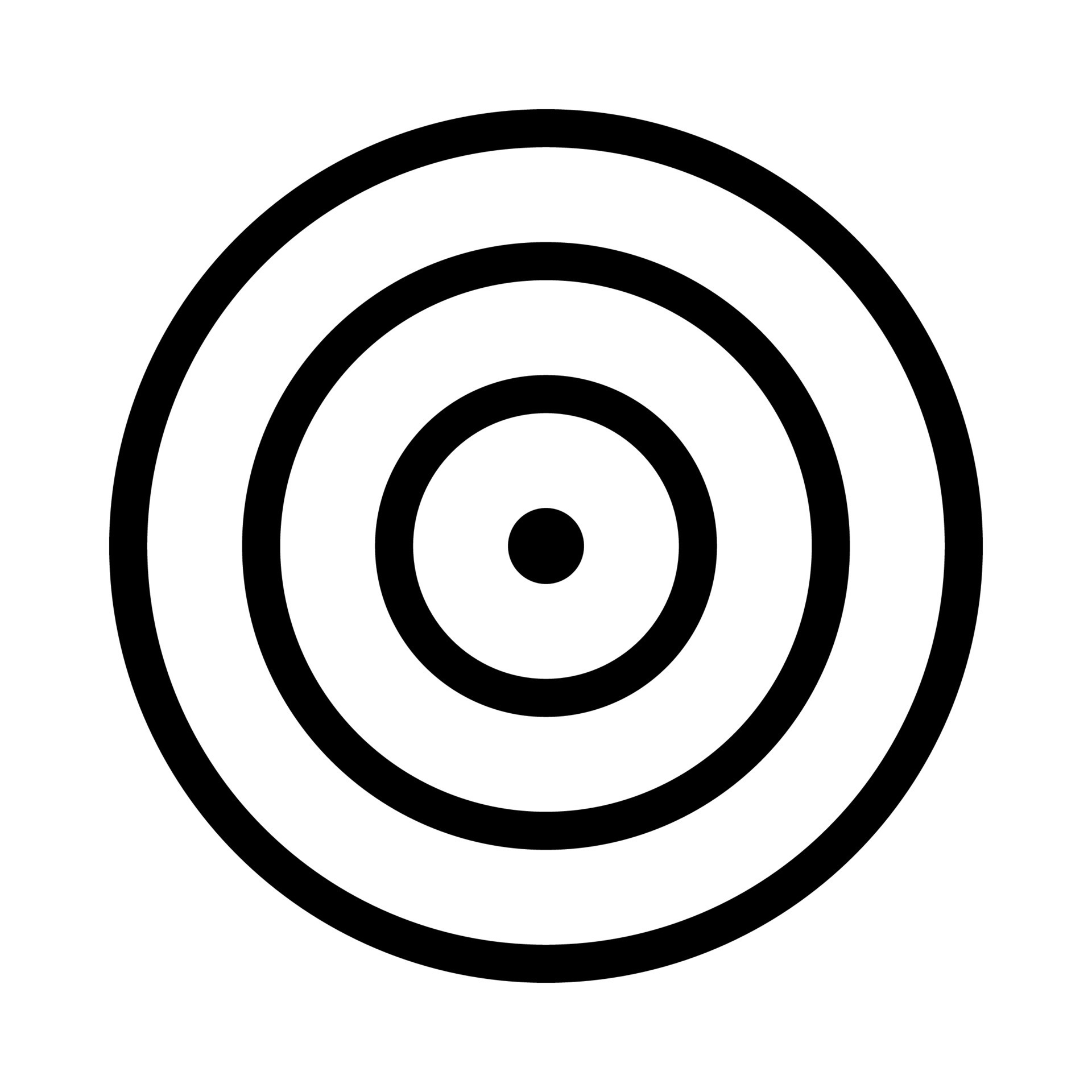 Bullseye icon on white background. Vector illustration. EPS 10 ... Bullseye icon on white background. Vector illustration. EPS 10 ...