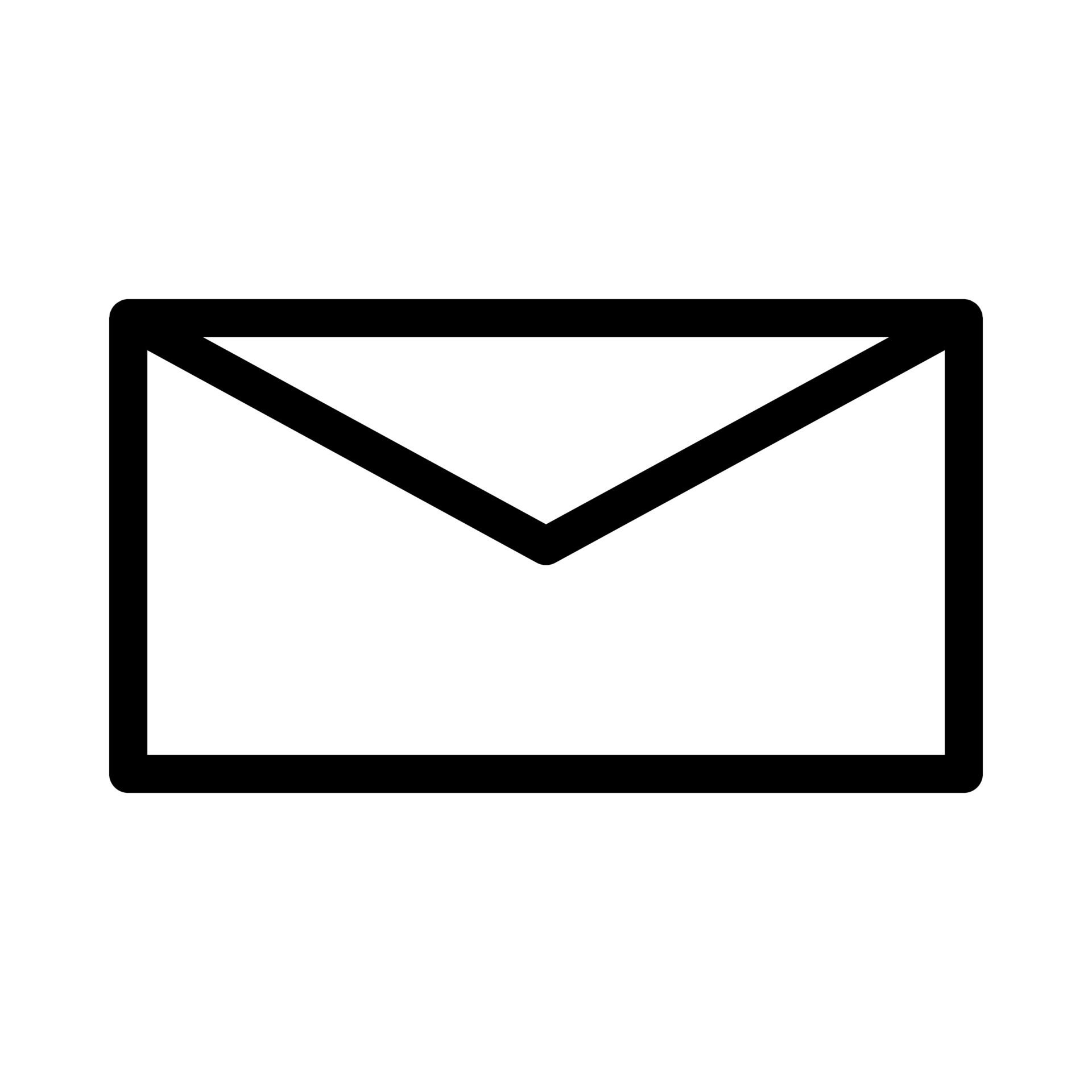 Envelope icon on white background. Vector illustration. EPS 10 ...