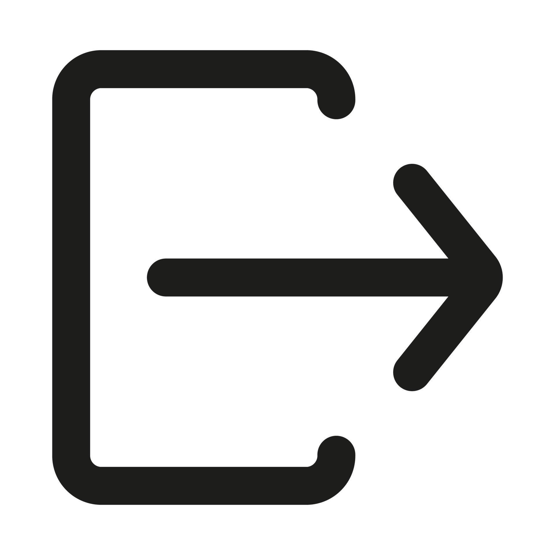 Logout or sign out icon in flat style isolated on white background ...