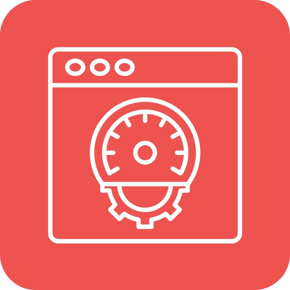 Performance Line Round Corner Background Icons 14772400 Vector Art at Vecteezy