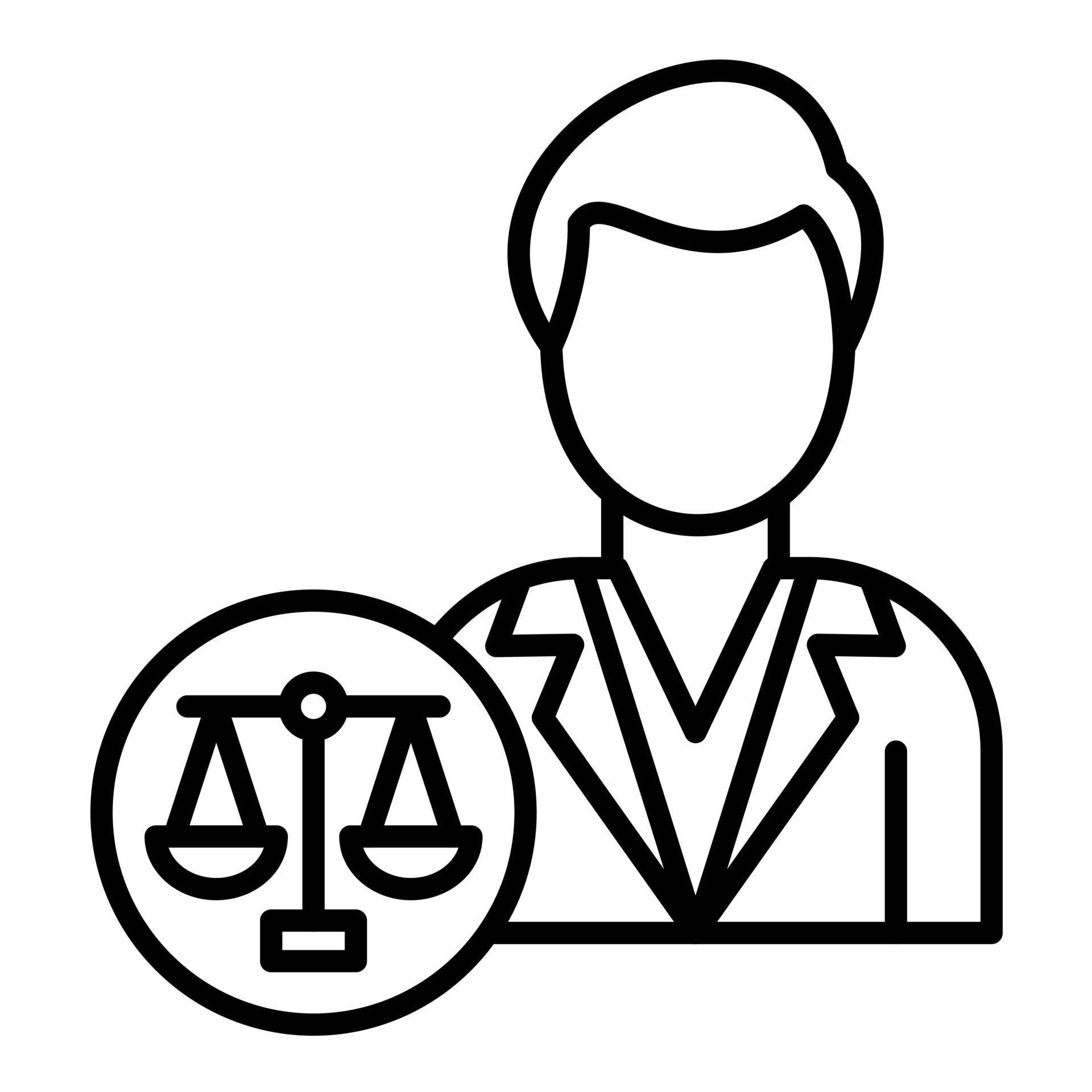 Lawyer Male Line Icon 14772642 Vector Art at Vecteezy Lawyer Male Line Icon 14772642 Vector Art at Vecteezy