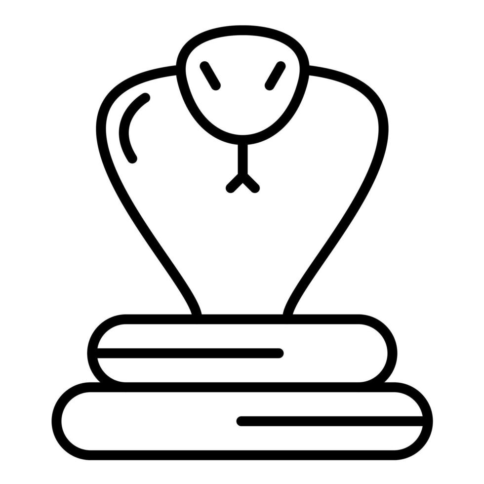 Snake Line Icon 14772655 Vector Art at Vecteezy