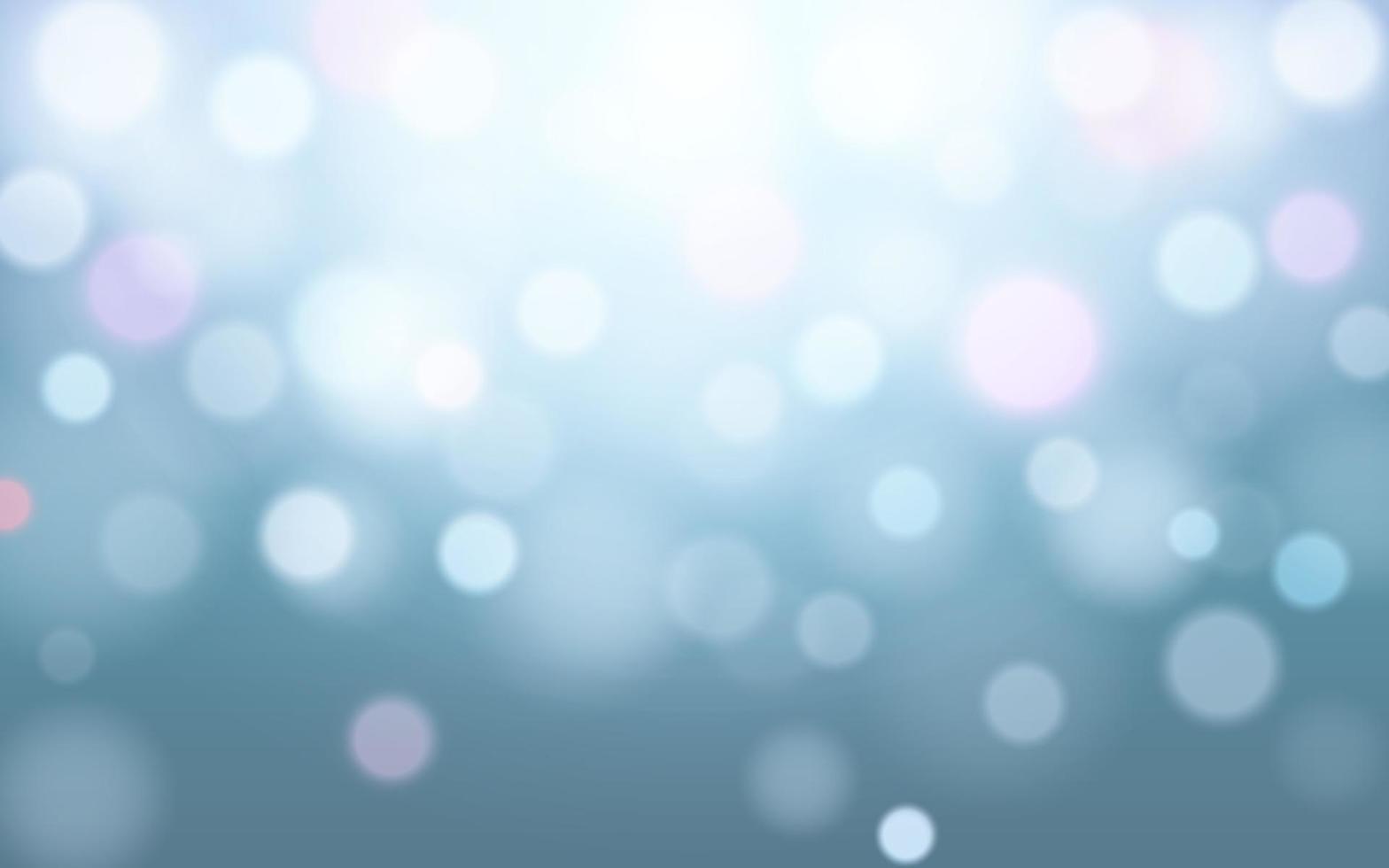 Sky Blue Bokeh Soft Light Abstract Background Vector Eps 10 Illustration Bokeh Particles