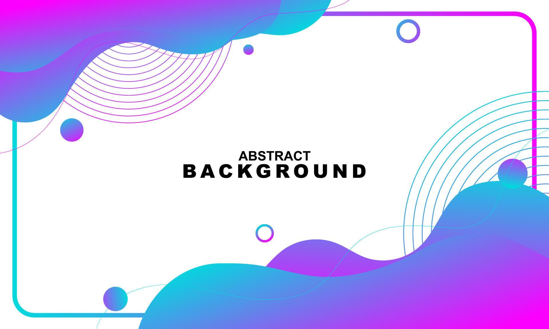 Gradient wave abstract banner template. Gradient abstract fluid ...