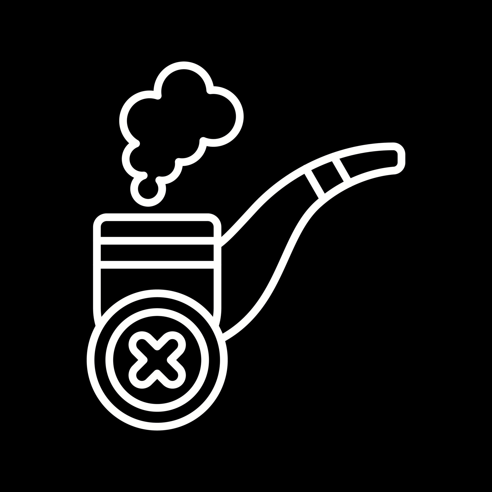 No Cigar Vector Icon 14781694 Vector Art at Vecteezy