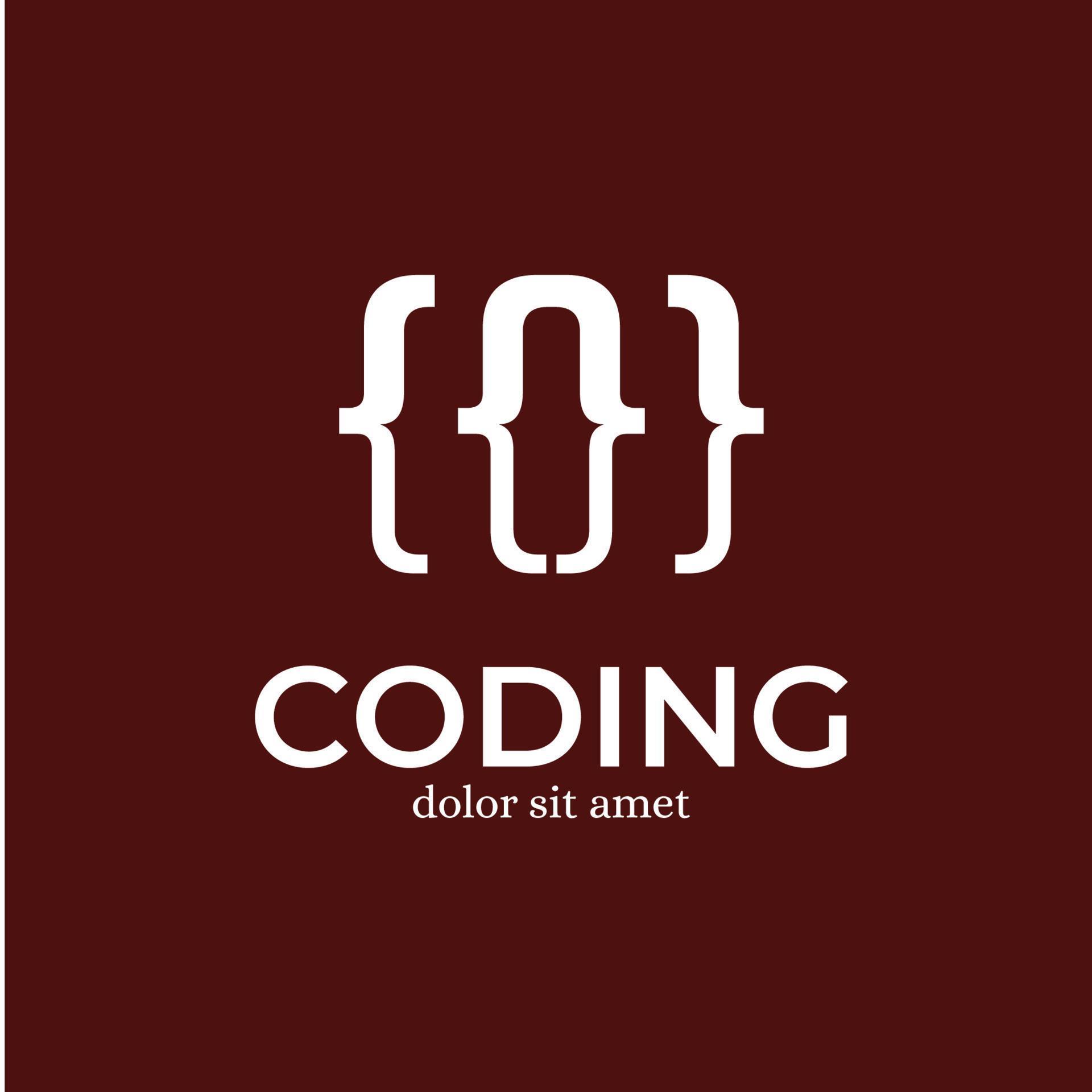 Coding Development Logo Design Template Inspiration Vector 14797795