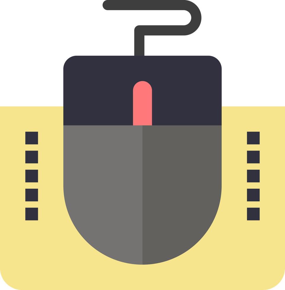 Mouse Interface Mouse Interface Computer Flat Color Icon Vector Icon