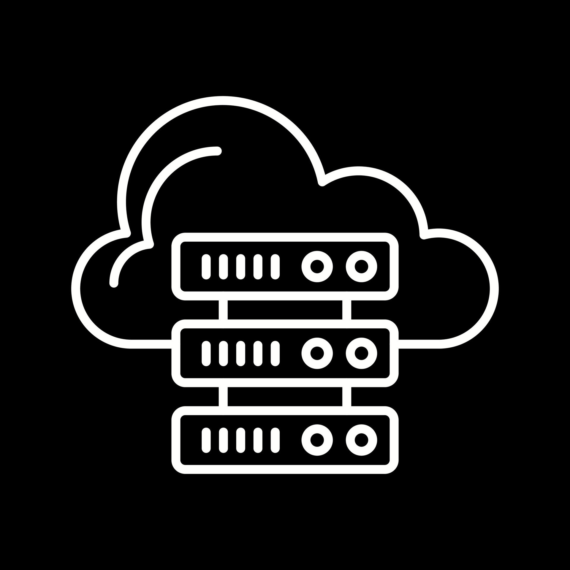 Server Vector Icon 14807265 Vector Art at Vecteezy