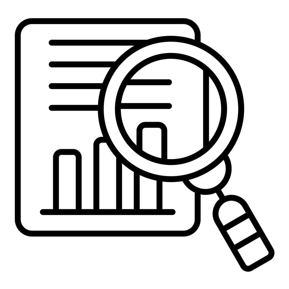 Research Line Icon 14807431 Vector Art at Vecteezy