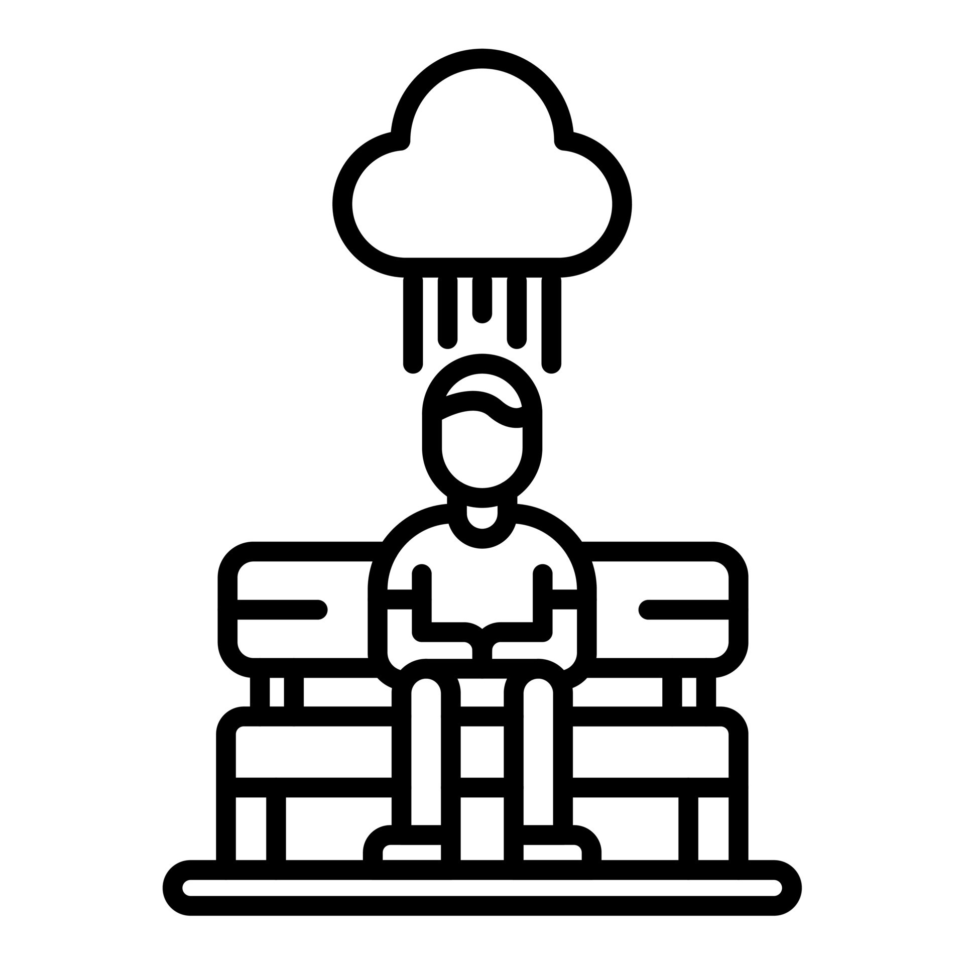 Loneliness Line Icon 14809214 Vector Art at Vecteezy Loneliness Line Icon 14809214 Vector Art at Vecteezy
