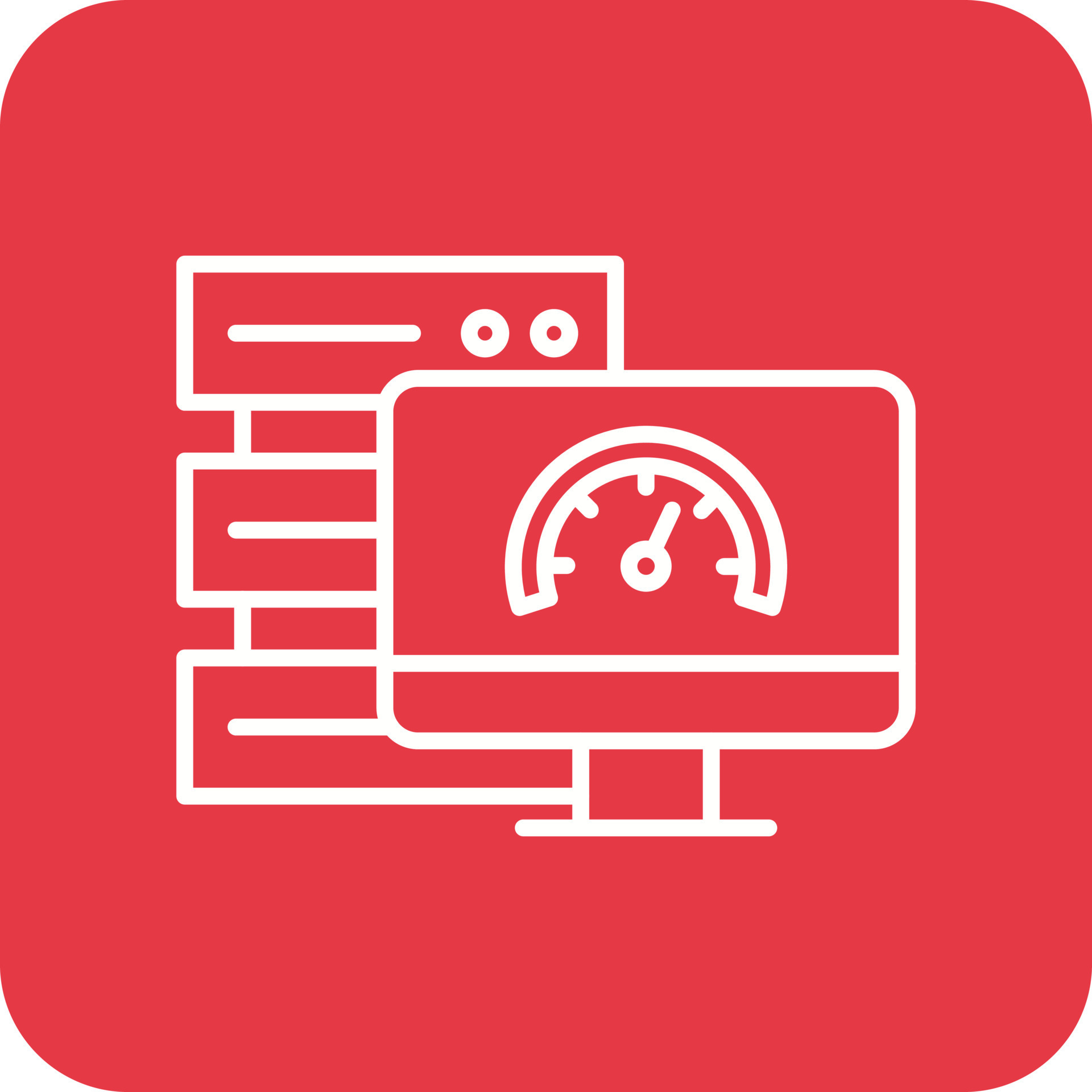 Database Speed Line Round Corner Background Icons 14809641 Vector Art