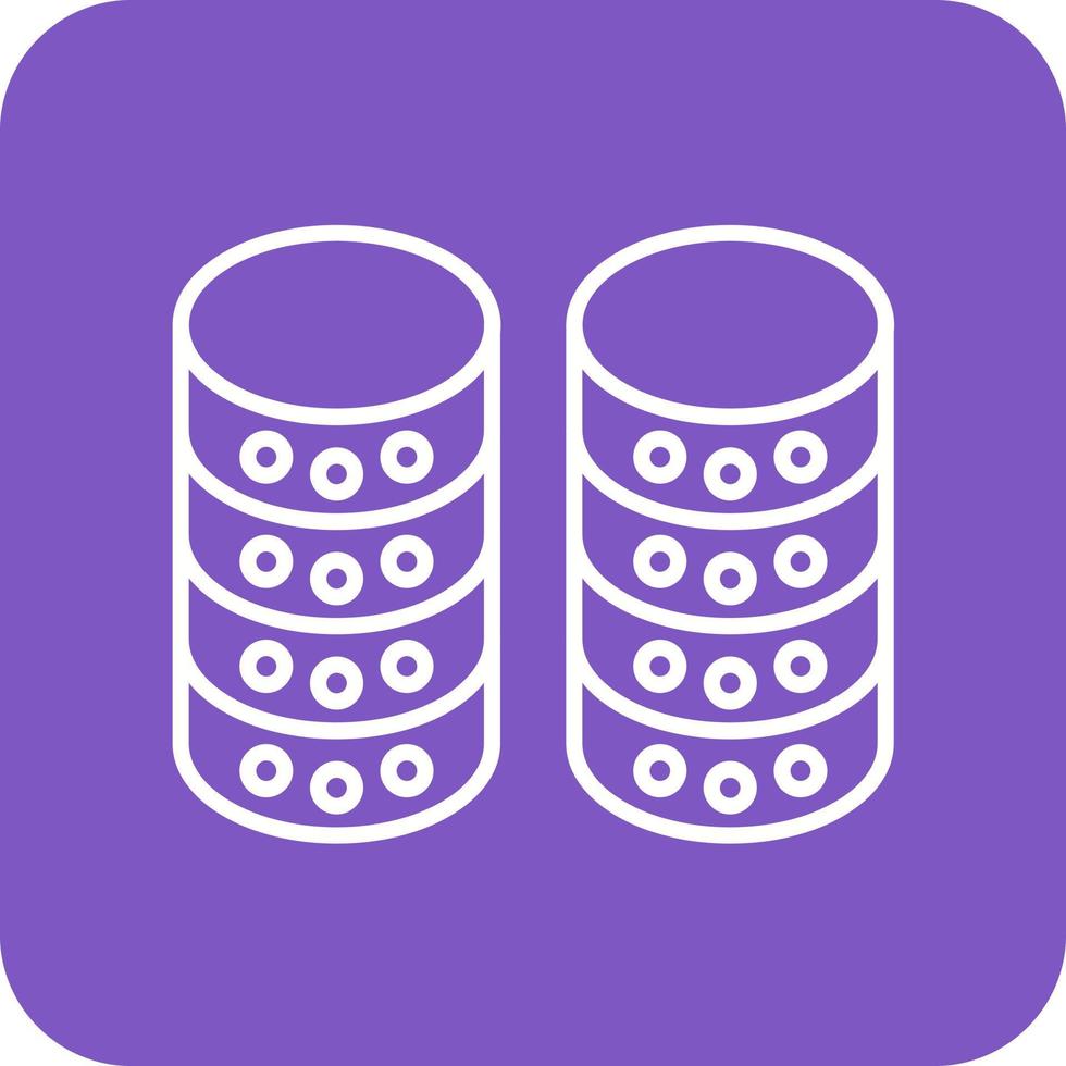 Database Line Round Corner Background Icons 14810494 Vector Art At Vecteezy