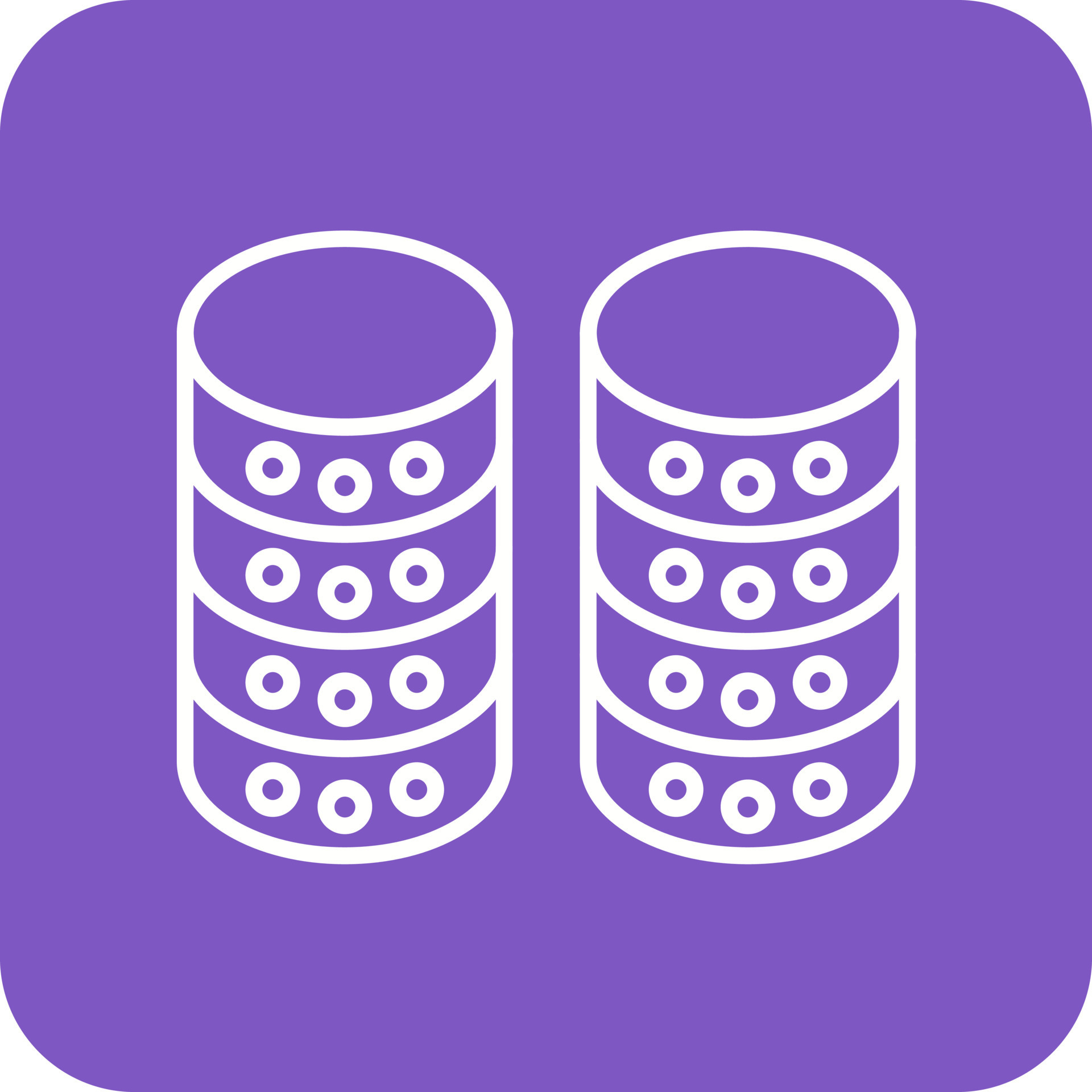 Database Line Round Corner Background Icons 14810494 Vector Art At Vecteezy