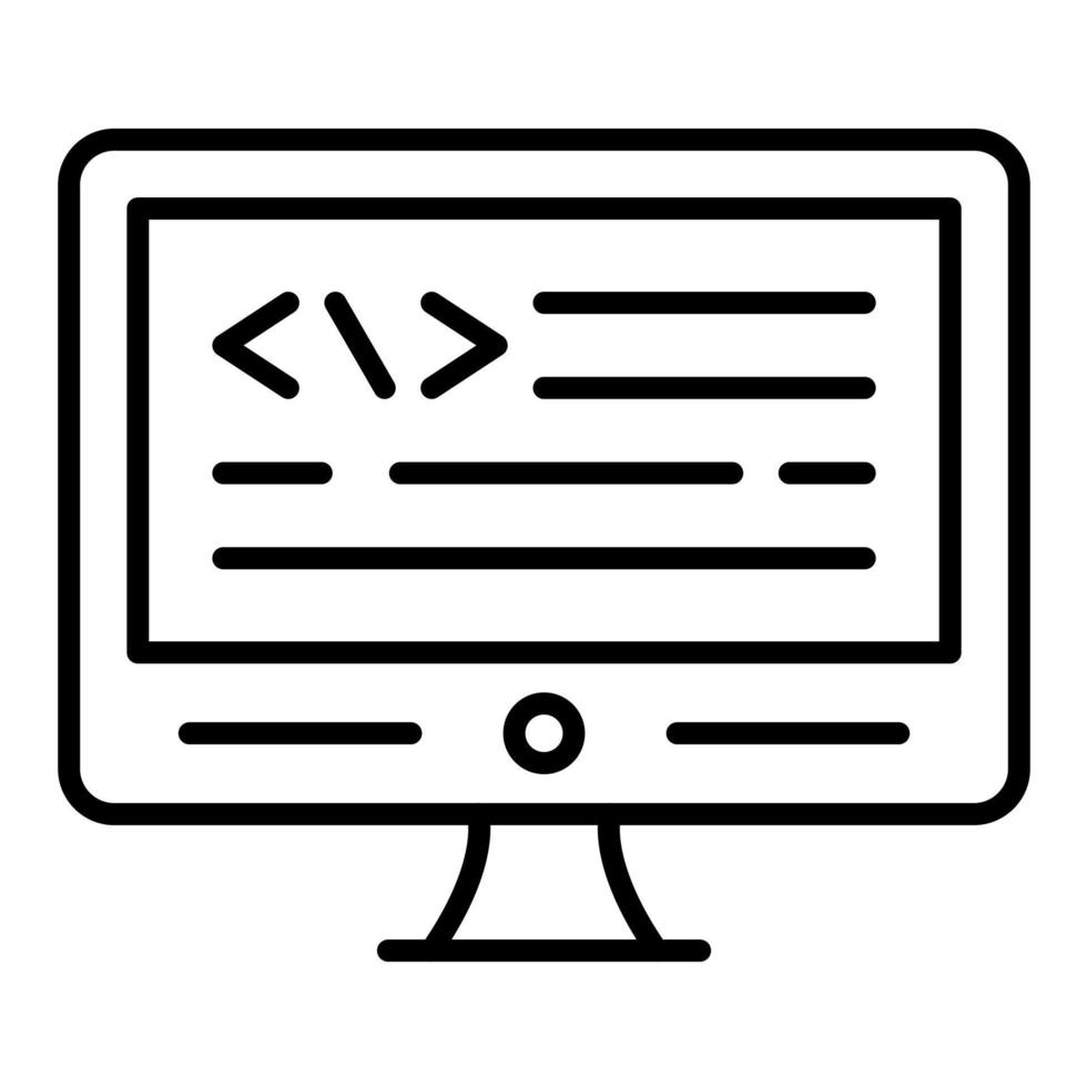 Back End Development Line Icon 14810876 Vector Art at Vecteezy