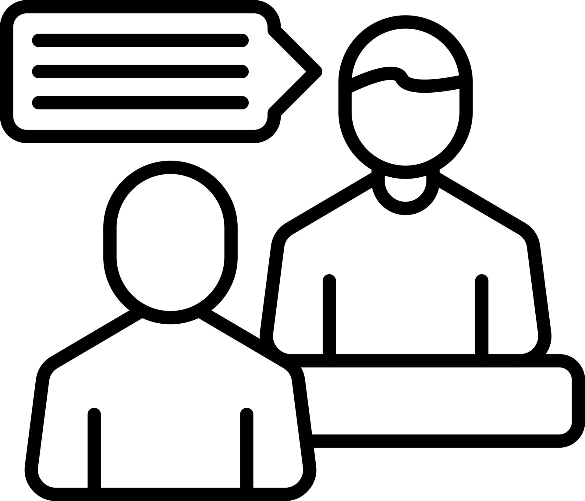 Job Interview Line Icon 14811178 Vector Art at Vecteezy Job Interview Line Icon 14811178 Vector Art at Vecteezy