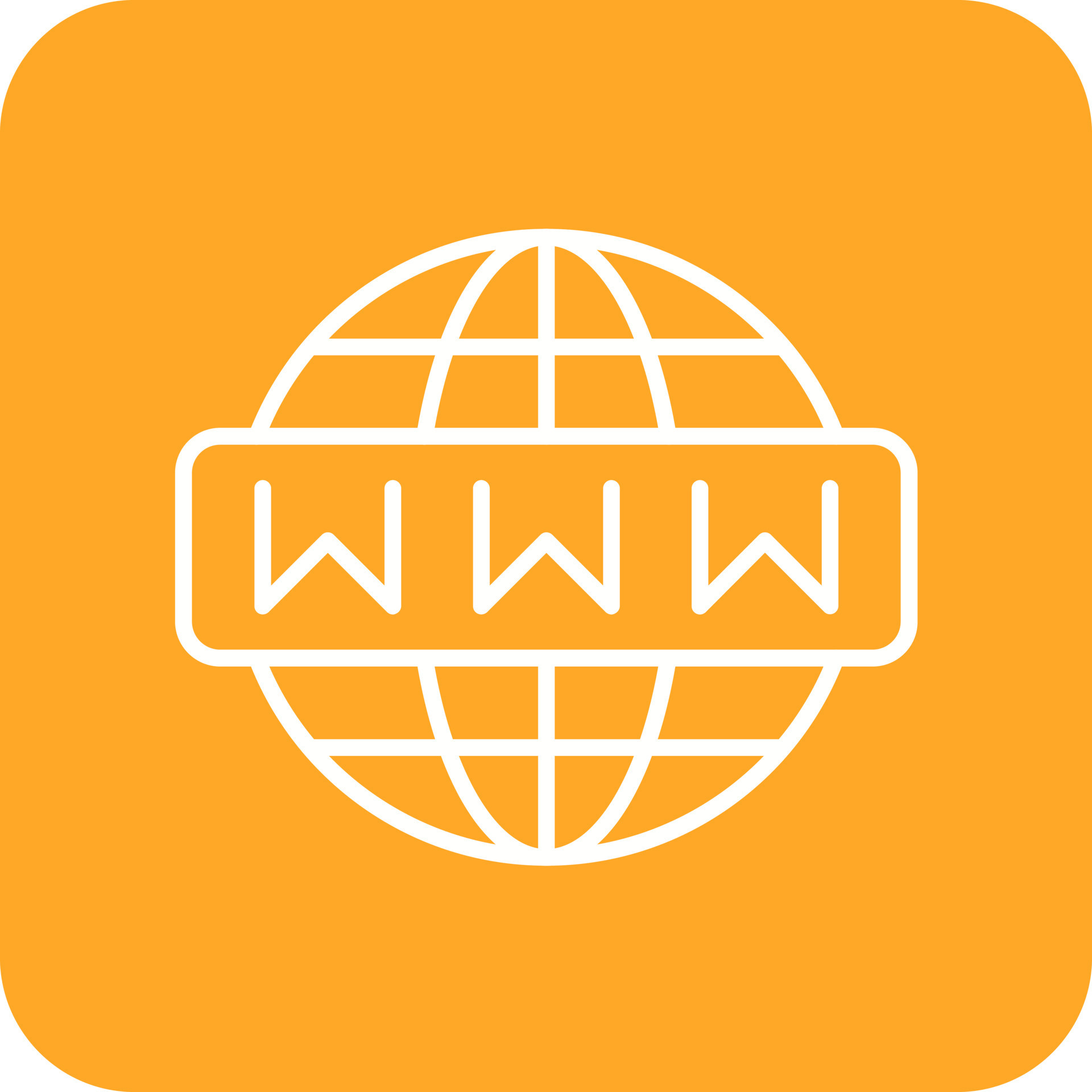 Web Interface Line Round Corner Background Icons 14811197 Vector Art at ...