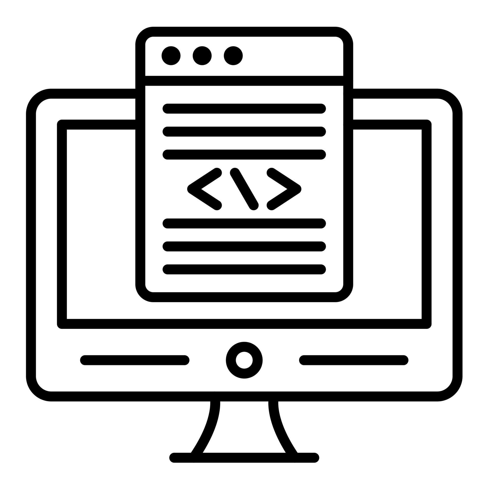 Front End Development Line Icon 14811283 Vector Art at Vecteezy