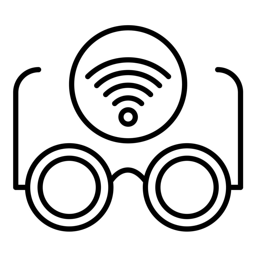 Smart Glasses Line Icon 14811659 Vector Art At Vecteezy