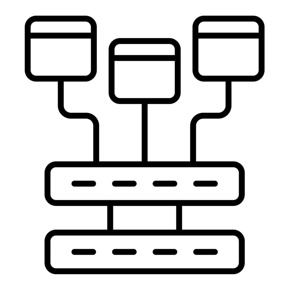 Data Modelling Line Icon 14811876 Vector Art At Vecteezy