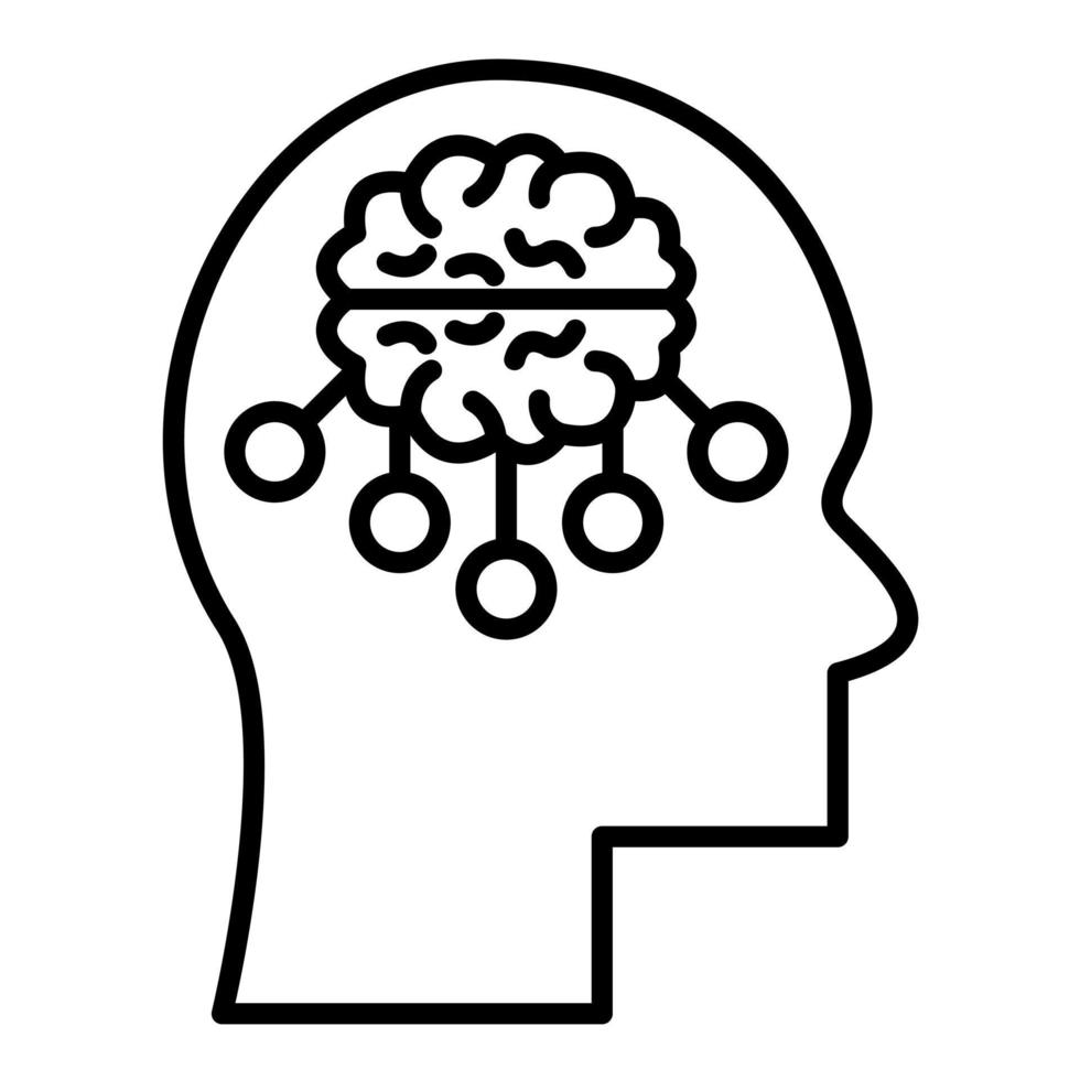 Mind Mapping Line Icon 14812081 Vector Art at Vecteezy