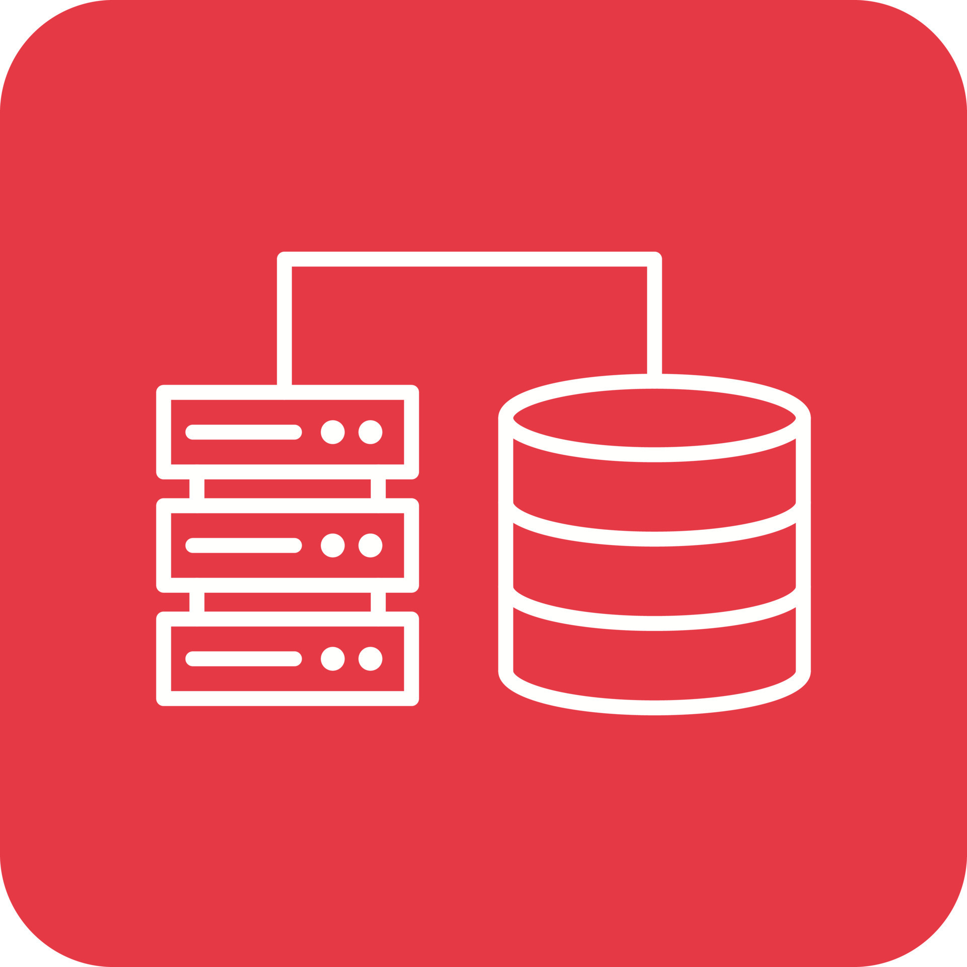 Database Line Round Corner Background Icons 14812236 Vector Art at Vecteezy