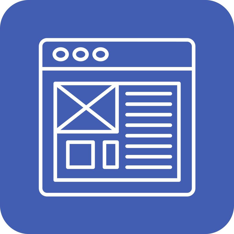 Layout Line Round Corner Background Icons 14812327 Vector Art at Vecteezy