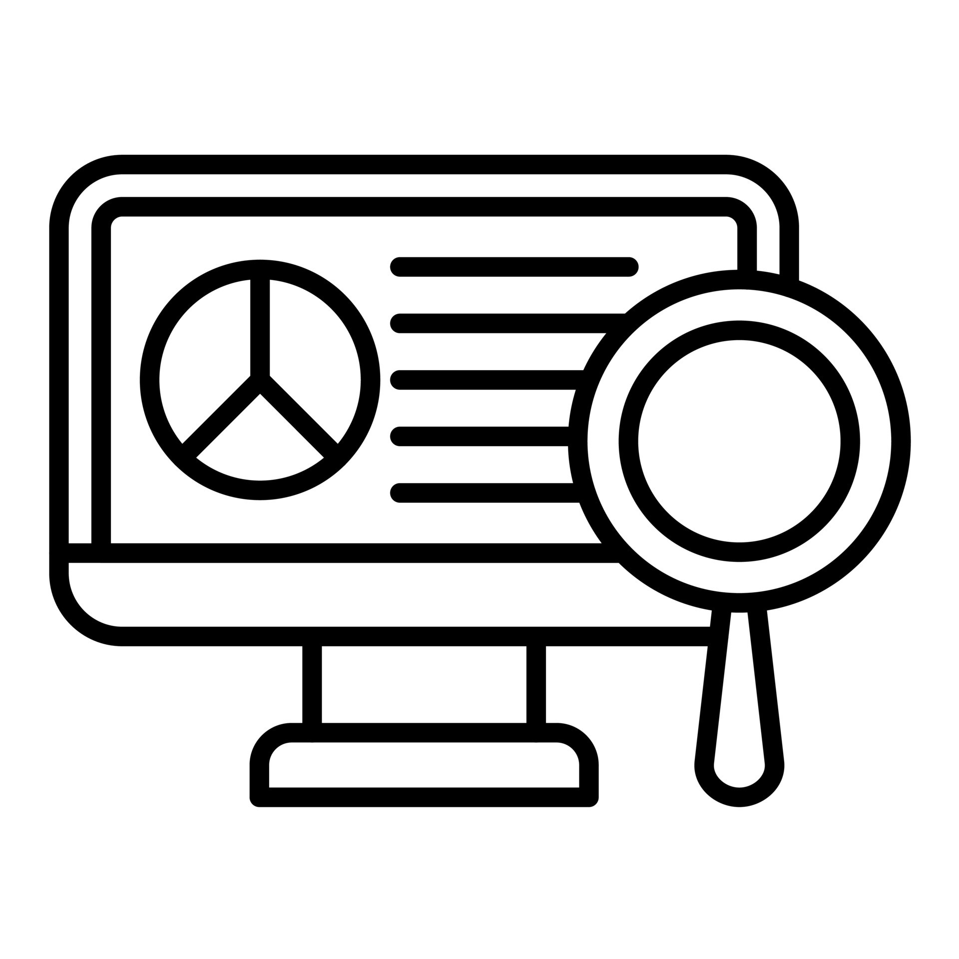 Monitoring Project Data Line Icon 14812555 Vector Art at Vecteezy