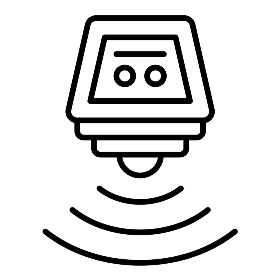Smart Water Sensor Line Icon 14812567 Vector Art At Vecteezy