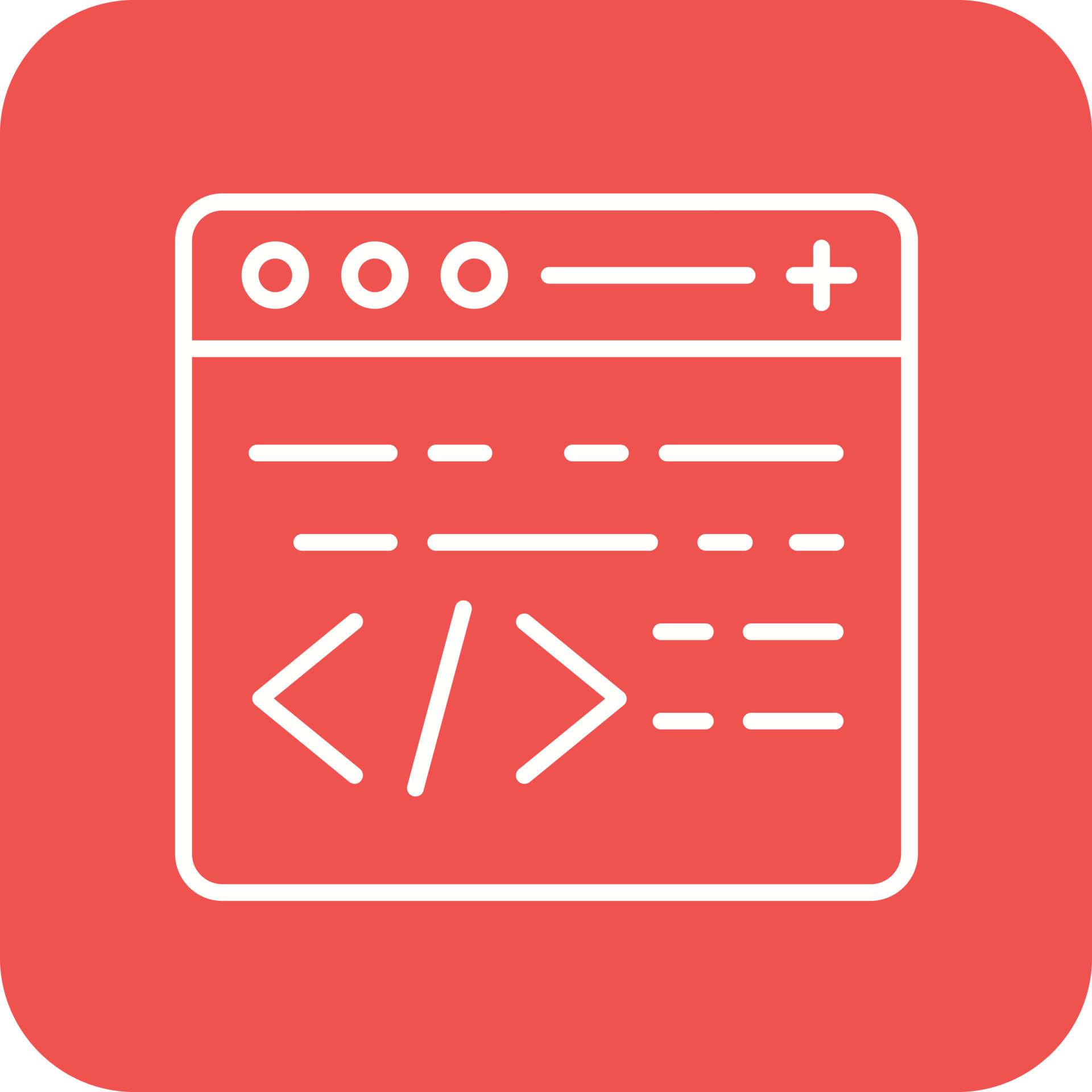 Programming Line Round Corner Background Icons 14812849 Vector Art At