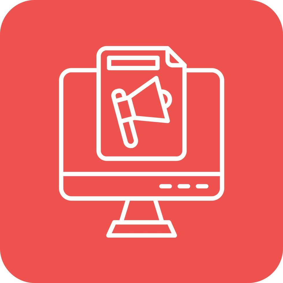 Computer File Line Round Corner Background Icons 14813470 Vector Art at ...