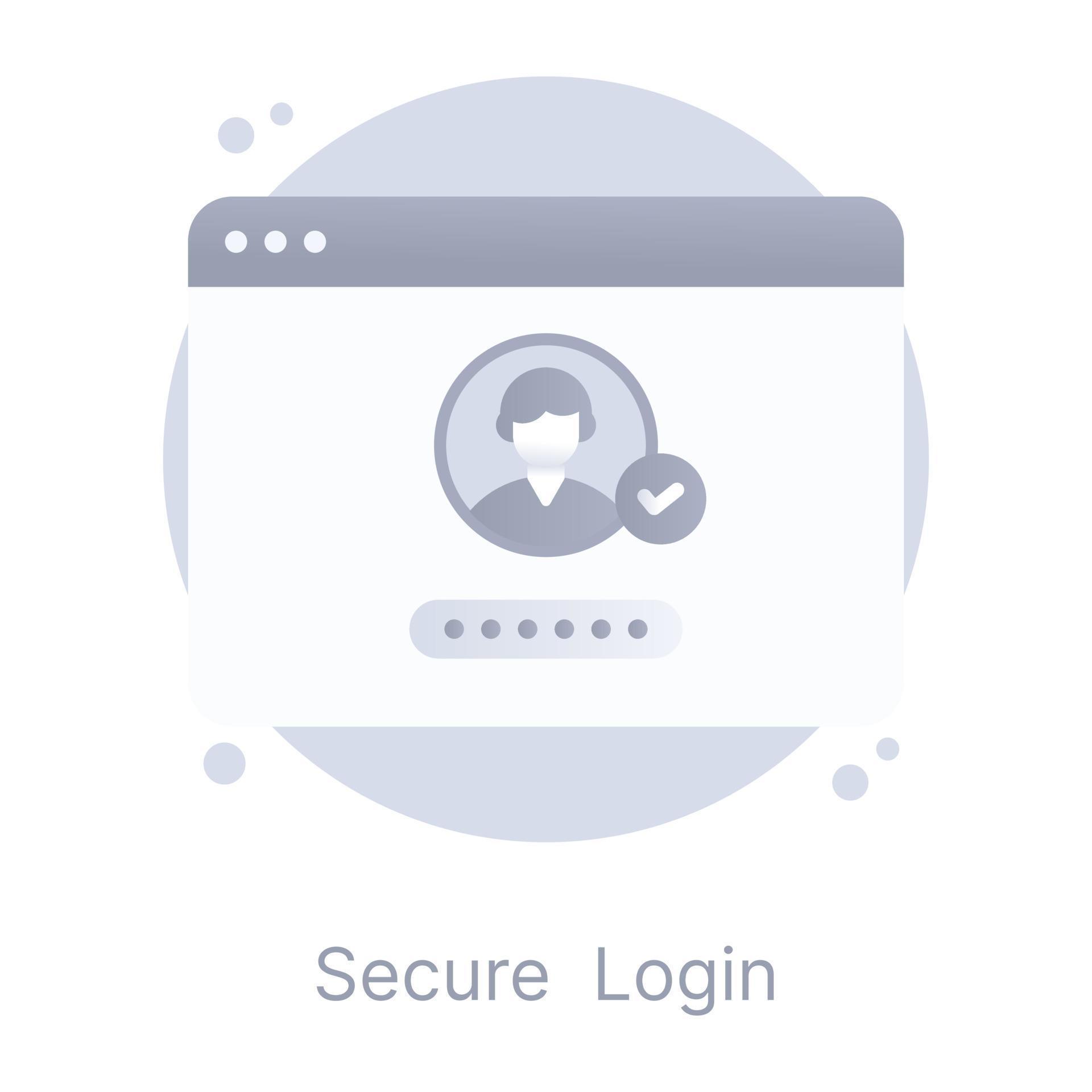 Creatively designed flat conceptual icon of secure login 14814053 ...