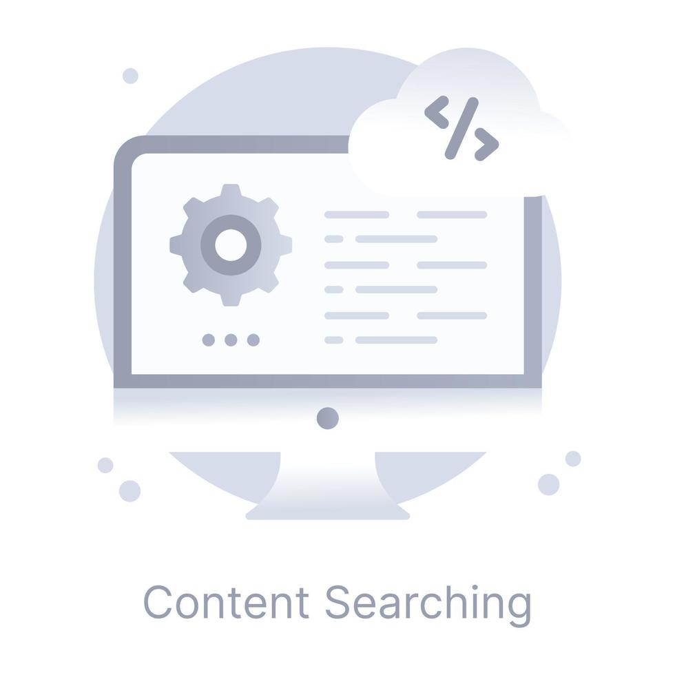 Cloud coding flat icon download 14814256 Vector Art at Vecteezy