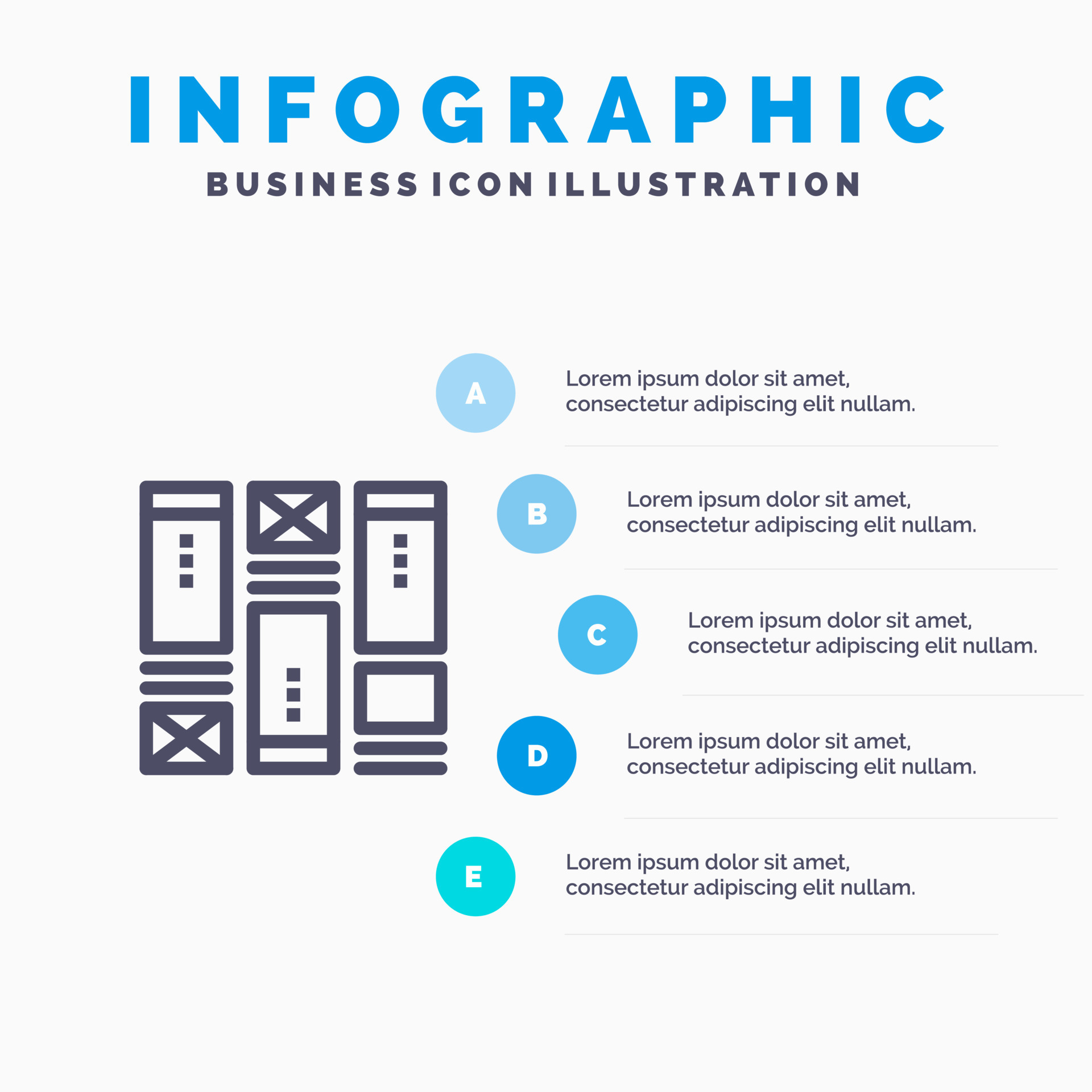 Infographic Wireframe