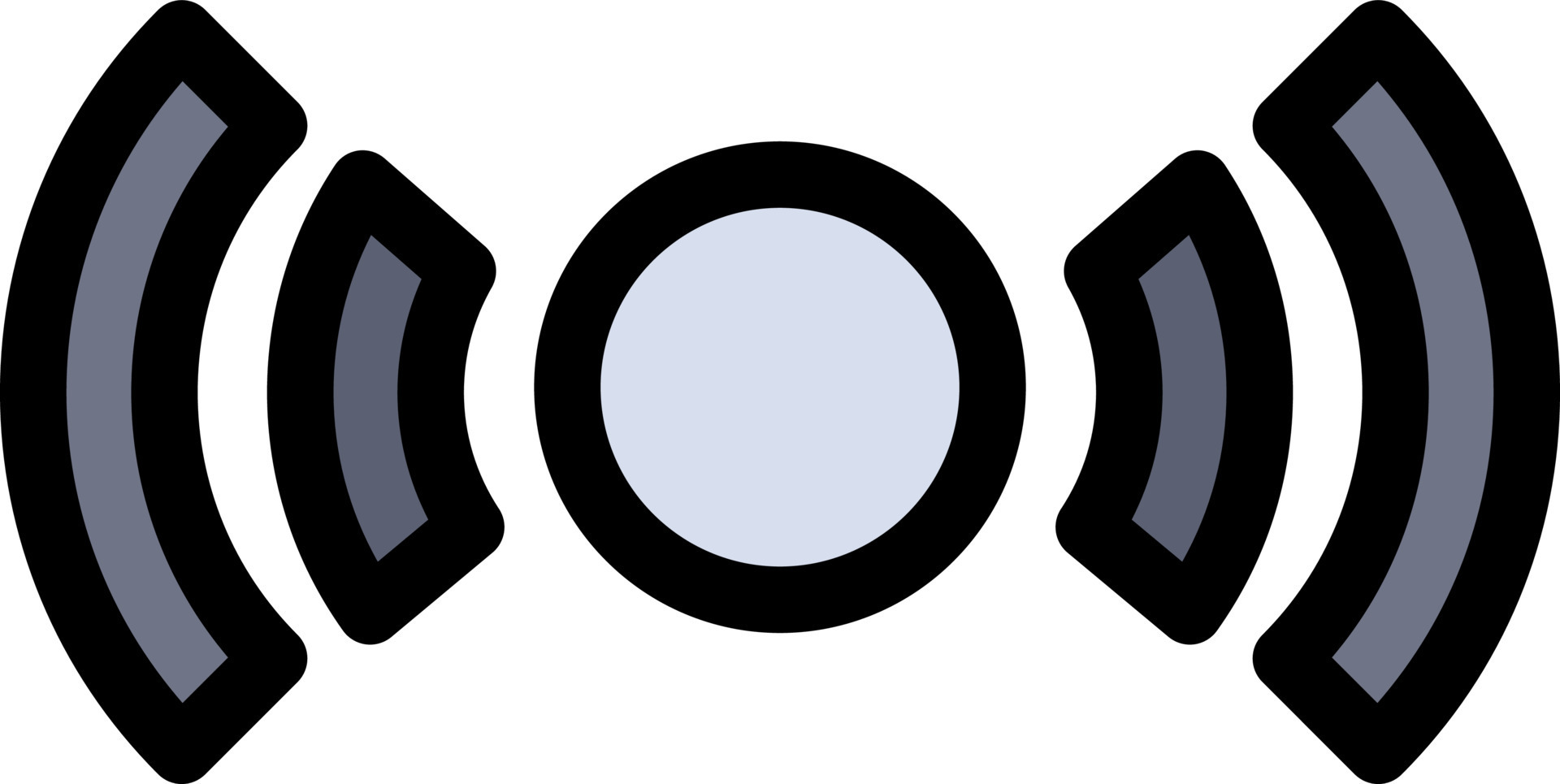 Basic Essential Signal Ui Ux Flat Color Icon Vector Icon Banner