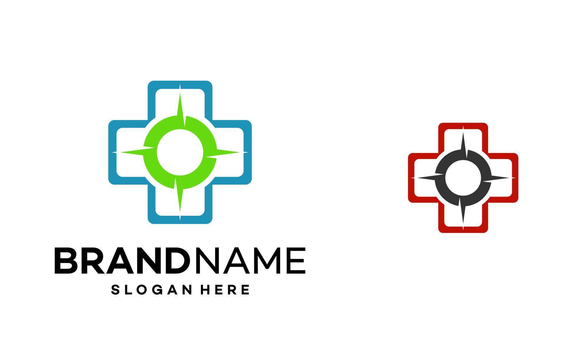 Compass Medical Logo Template Illustration 14816772 Vector Art At Vecteezy