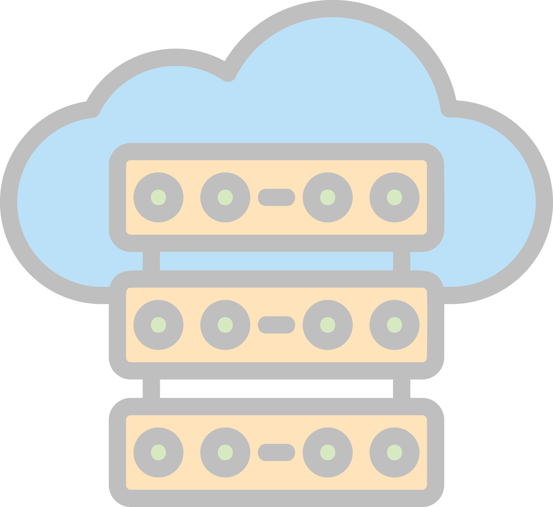 Database Vector Icon Design 14820320 Vector Art at Vecteezy