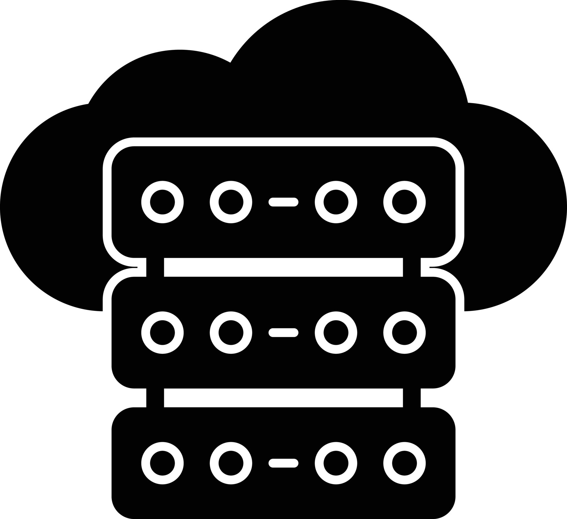 Database Vector Icon Design 14820989 Vector Art at Vecteezy