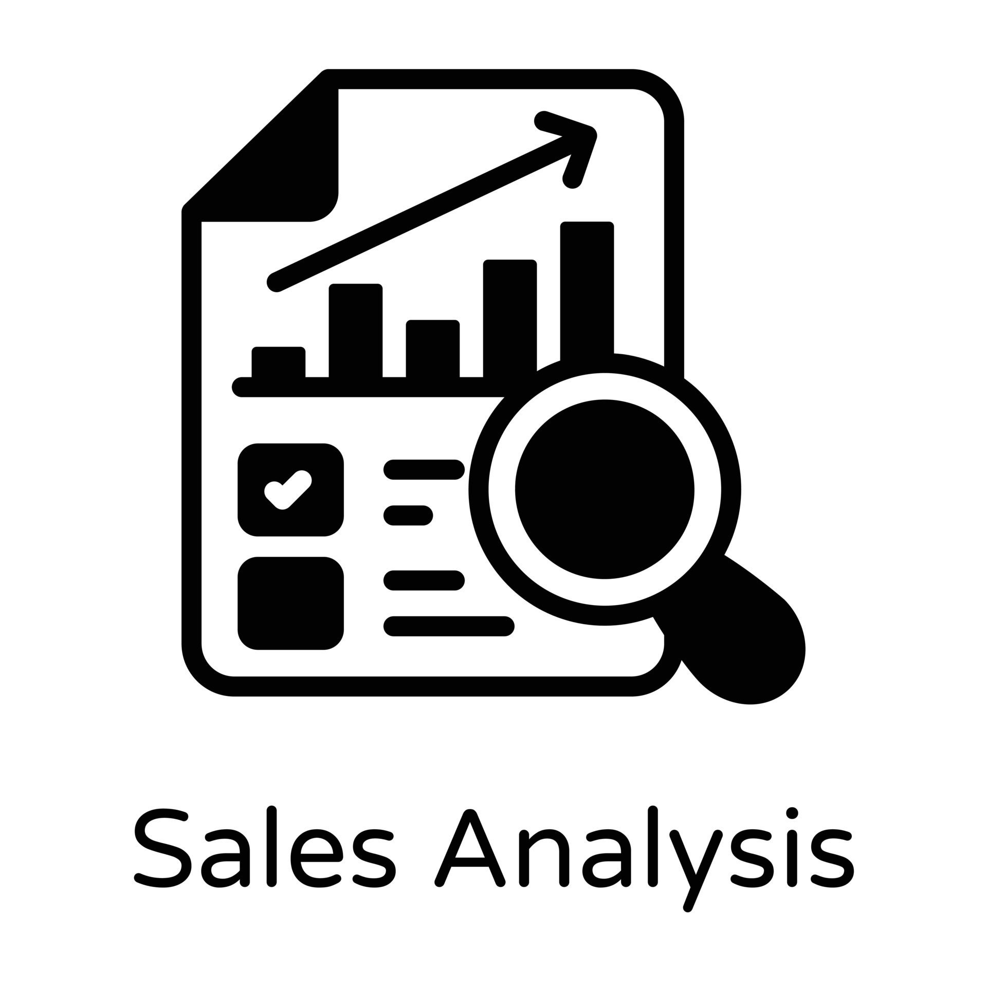 A sales analysis glyph icon design 14821050 Vector Art at Vecteezy
