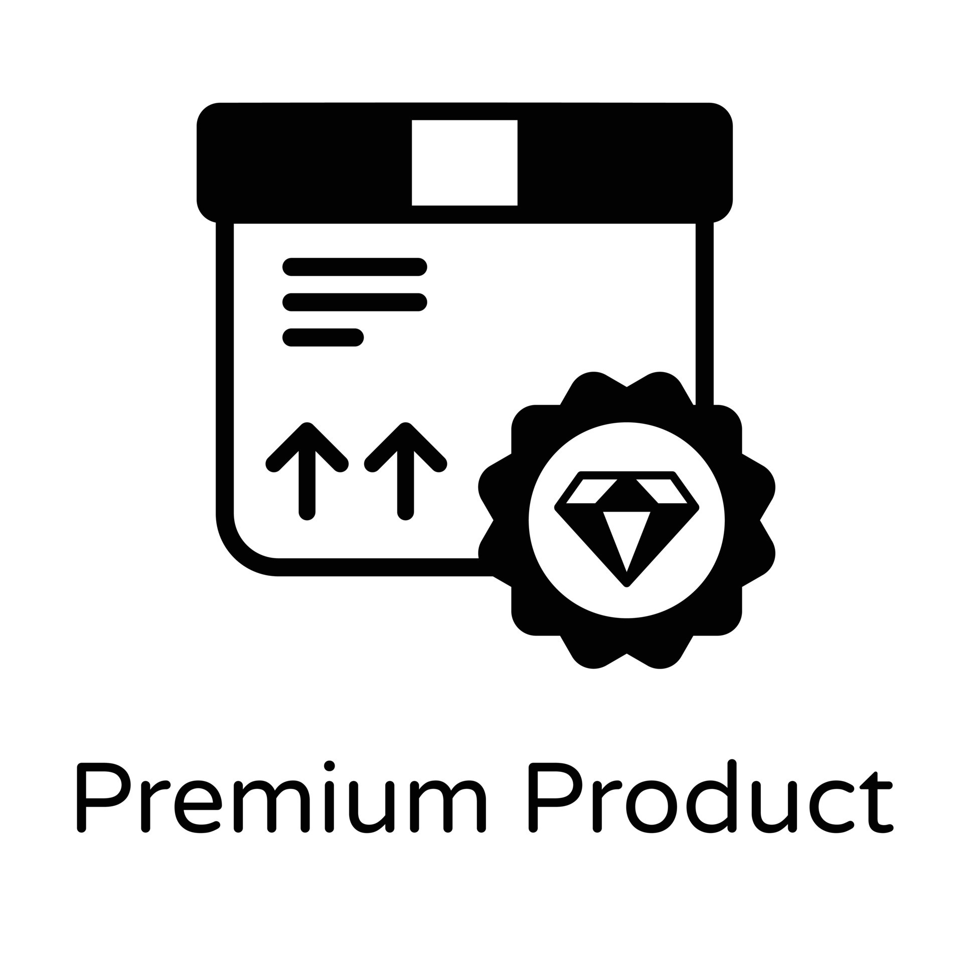 Download premium product glyph icon 14821090 Vector Art at Vecteezy