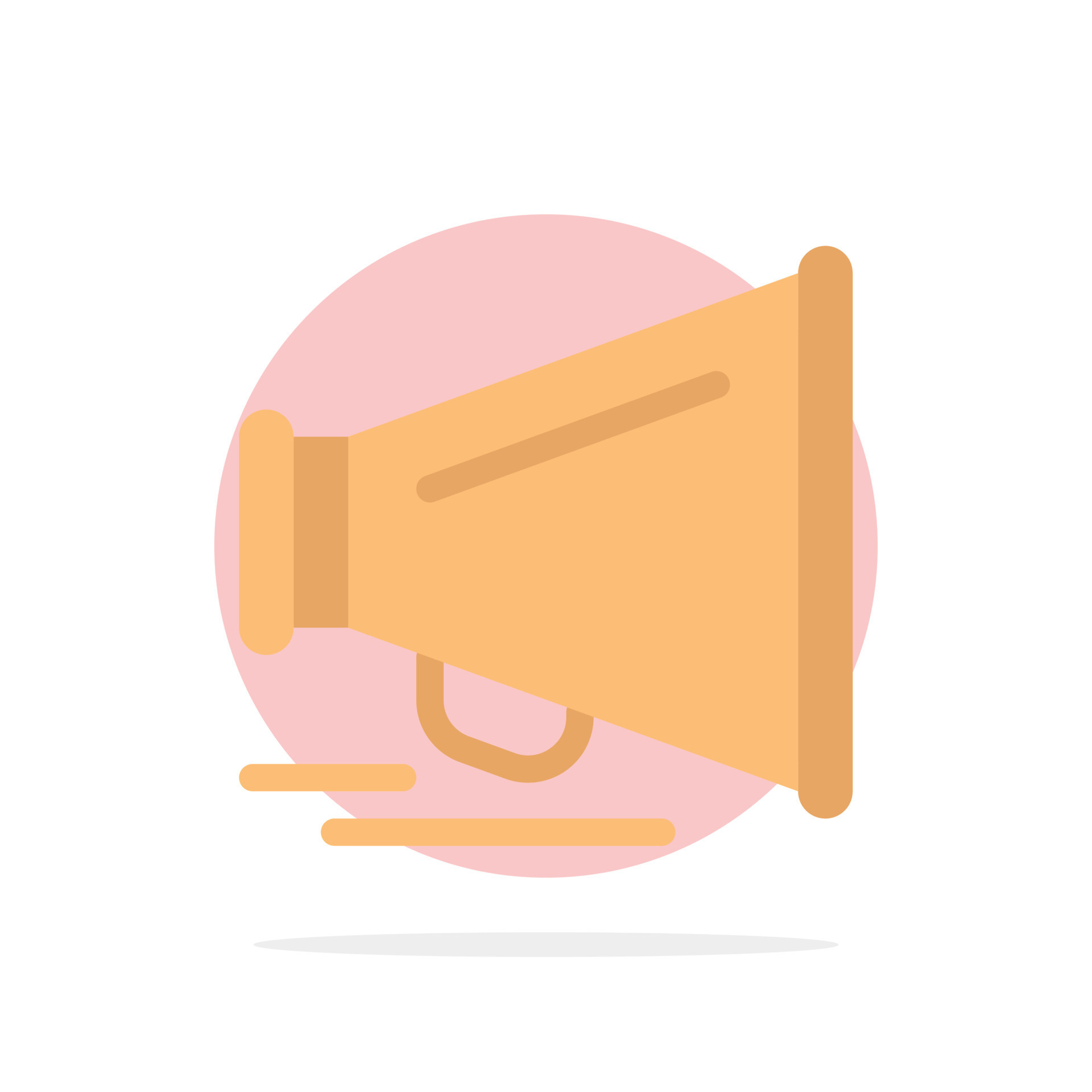 Speaker Laud Motivation Abstract Circle Background Flat color Icon ...