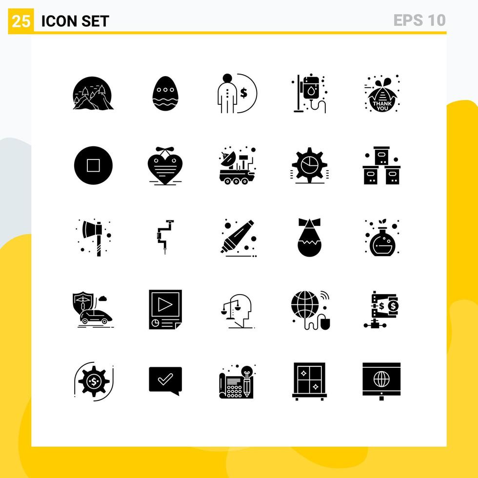 Stock Vector Icon Pack of 25 Line Signs and Symbols for pharmacy health ...