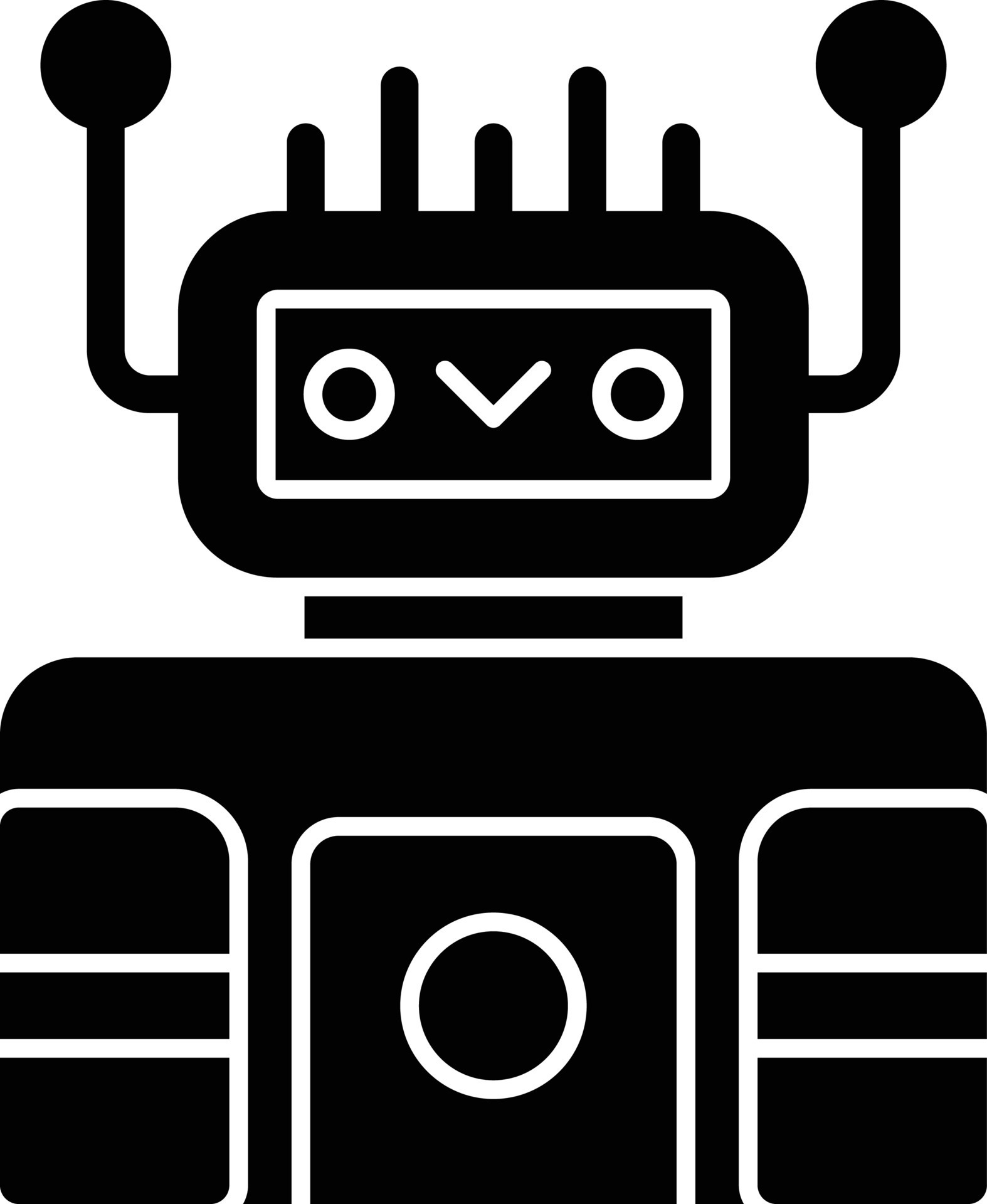 Robot Vector Icon Design 14822368 Vector Art At Vecteezy