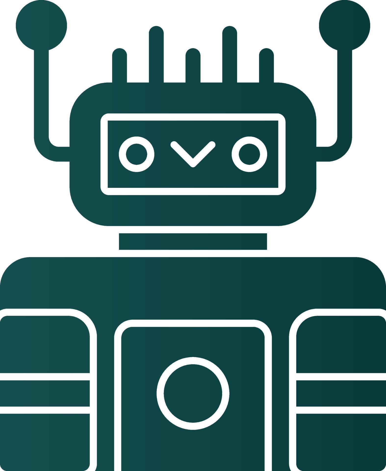 Robot Vector Icon Design 14822628 Vector Art at Vecteezy