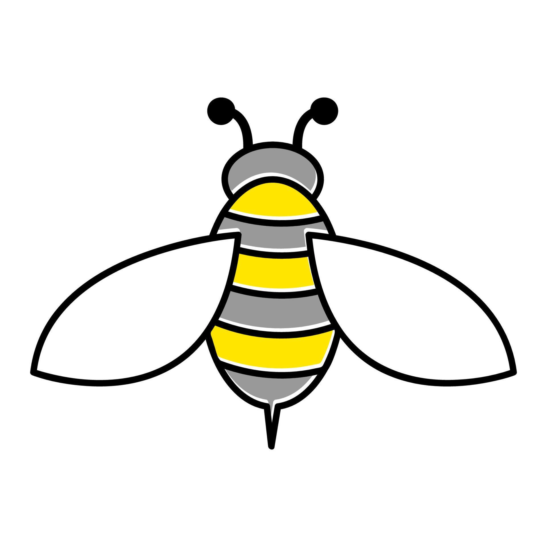 bee vector element 14825078 Vector Art at Vecteezy